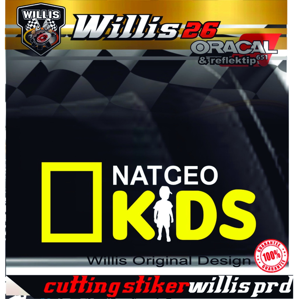 Cutting Sticker Car Nat Geo Kids National Geographic Glass Sticker ...