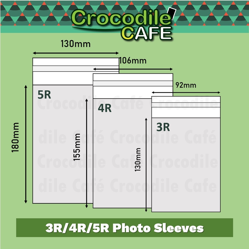 3R/4R/5R Photo Sleeves (20/100pcs) | Shopee Philippines