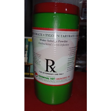 ESSENTIAL VETS AMOXICILINE THYDRATE+TYLOSIN TARTRATE+BHROMEXINE ...