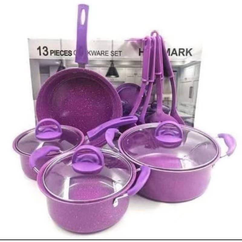 New colors 13pcs Kitchen set cookware Non-stick Cookware & Utensil Set ...