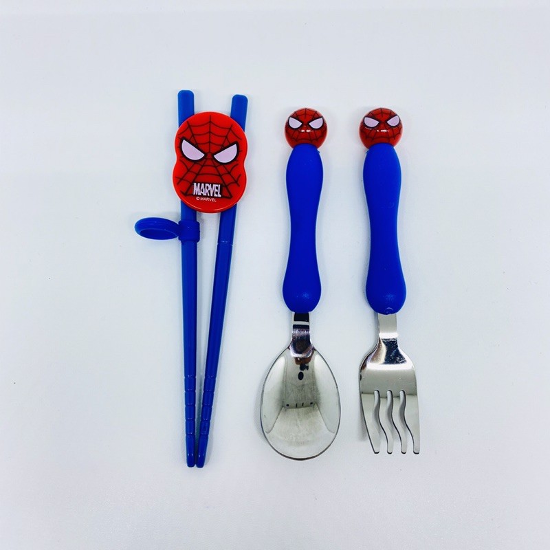 PERALATAN Children's Tableware set Chopsticks Learning Cutlery ...