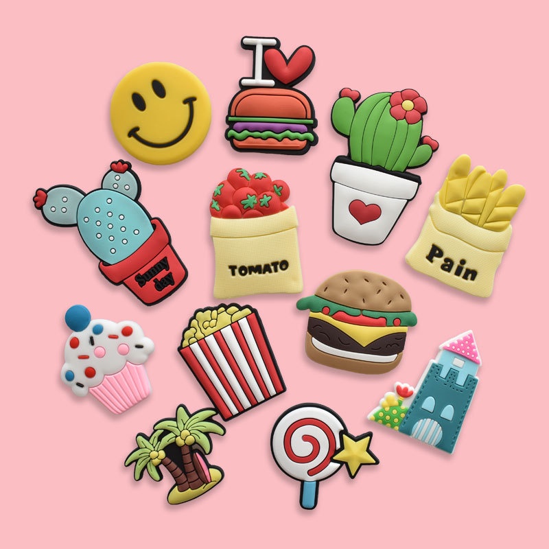 Cute Cartoon Fridge Magnet Creative PVC Soft Adhesive Magnet Sticker ...