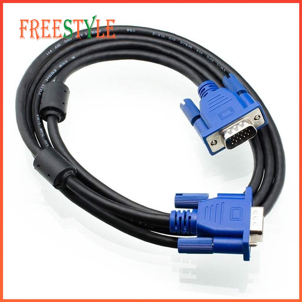 1.5M 3M 5M 10M VGA to VGA Cable Computer Monitor Cable PC | Shopee Philippines