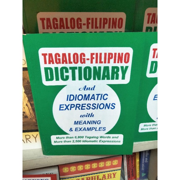 TAGALOG -FILIPINO DICTIONARY | Shopee Philippines
