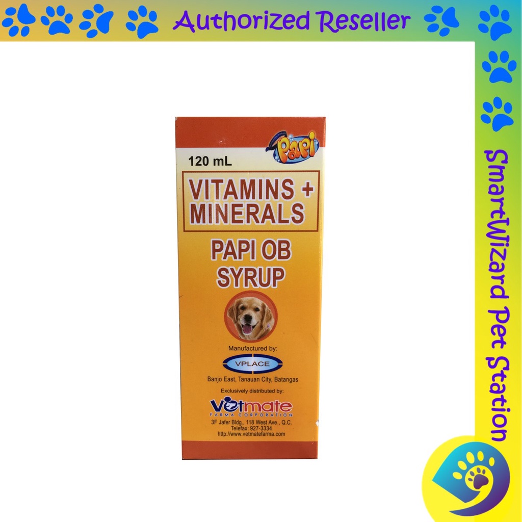 Papi OB Syrup Pet Vitamins and Supplement (120ml) | Shopee Philippines Papi OB Syrup Pet Vitamins and Supplement (120ml) | Shopee Philippines