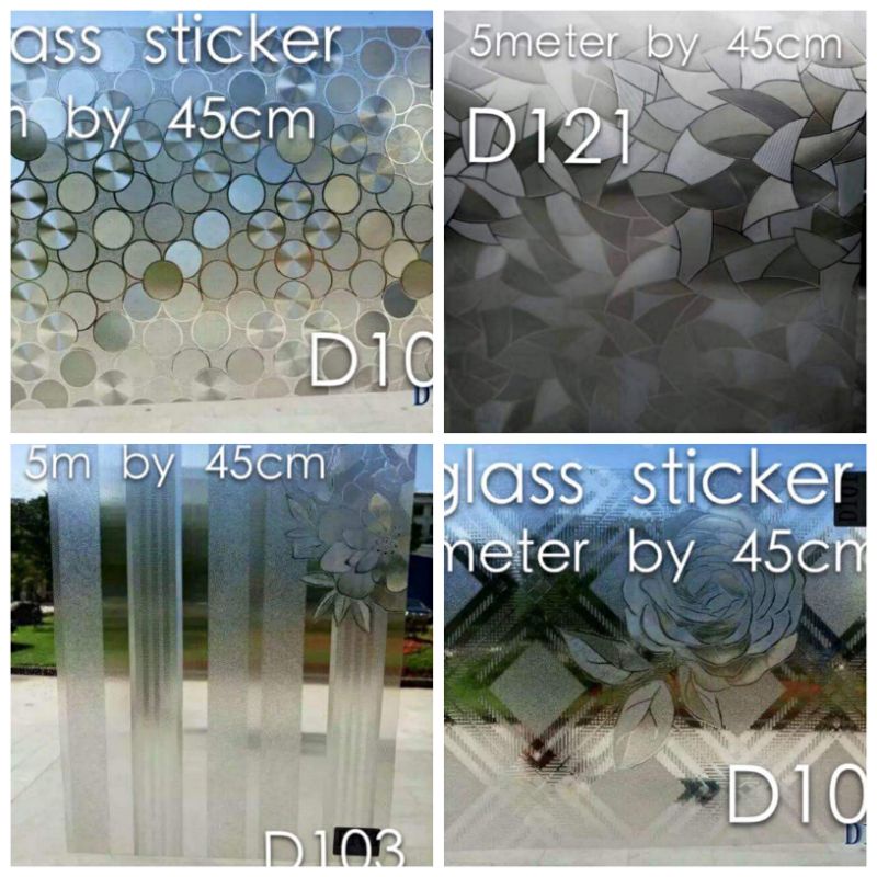Window glass sticker transparent opaque electrostatic film frosted film ...