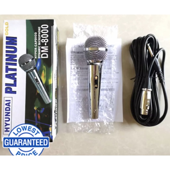 Dm-8000 Hyundai platinum mic (silver) original microphone system ...