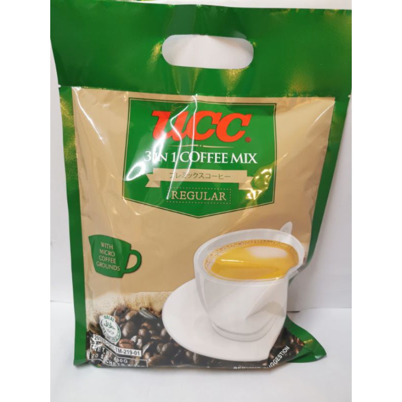 UCC COFFEE 3 IN 1 COFFEE MIX REGULAR | Shopee Philippines