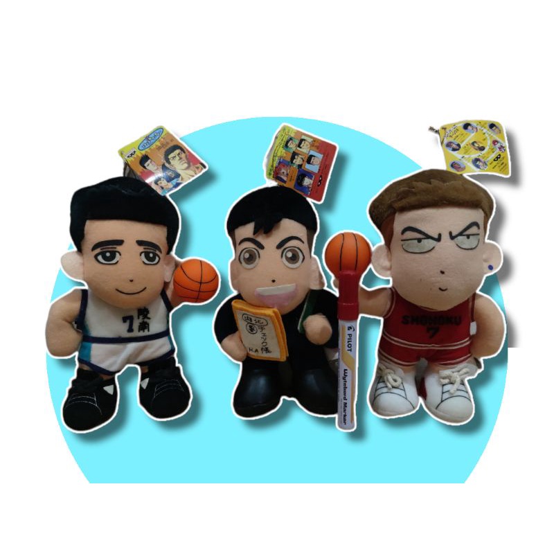 SLAMDUNK (bagcharm plushie) Banpresto label with paper tag | Shopee ...