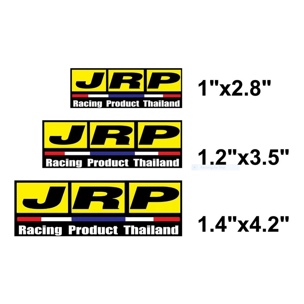 MOTORCYCLE STICKER/ JRP/ LAMINATED STICKER/ SCRATCH PROOF | Shopee ...