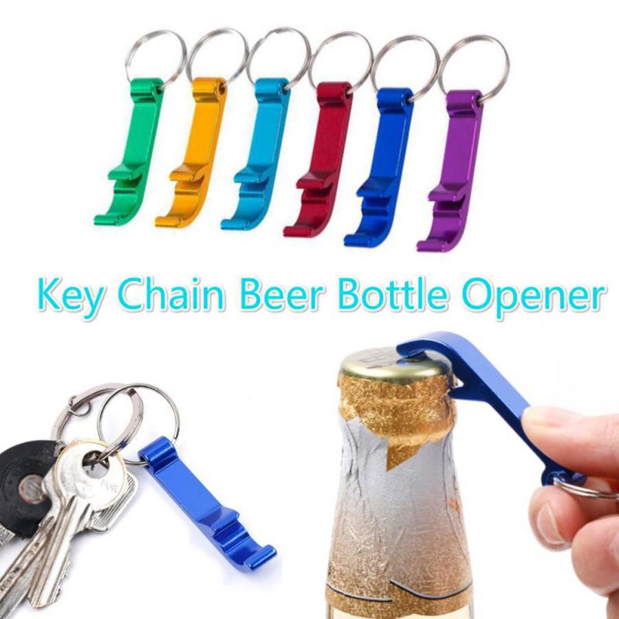 1PCS Bottle Openers Keychain 4 in 1 Pocket Aluminum Can Opener Can ...