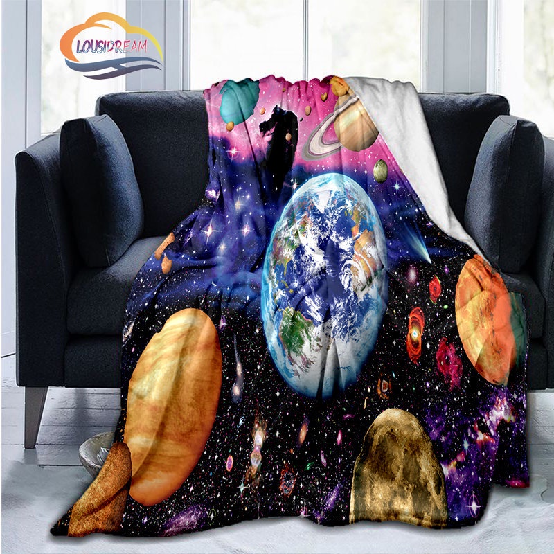 Space Universe and Many Planets In Galaxy Series Fashion Flannel ...