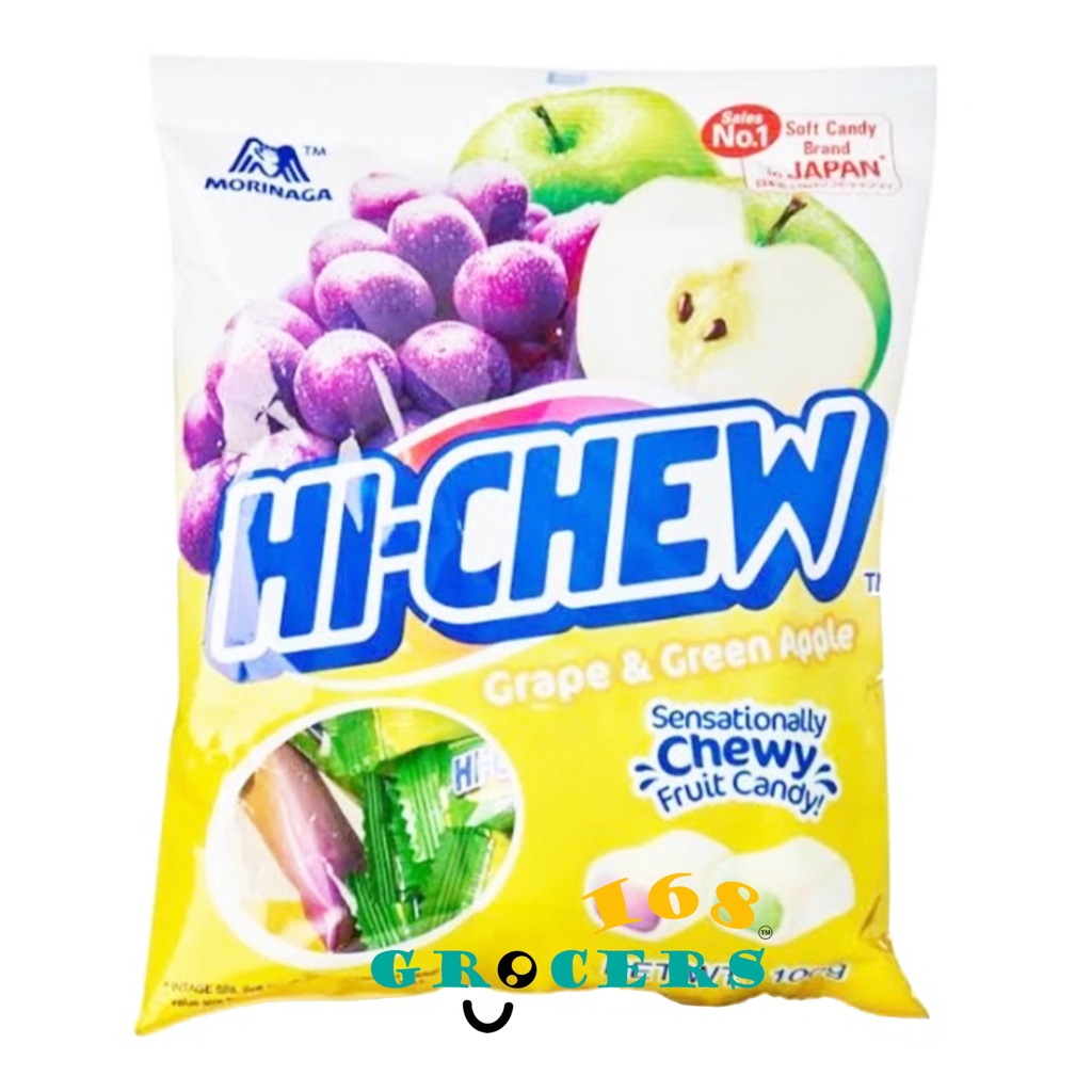 Morinaga Hi - Chew Candy Assorted ( Grape / Strawberry / Tropical Mix ...