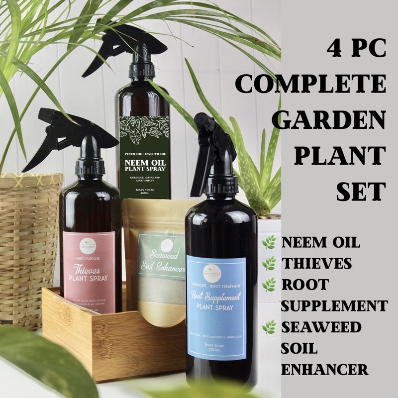 Plant essentials PROFESSIONAL KIT (Neem Oil, Thieves, Root Supplement ...