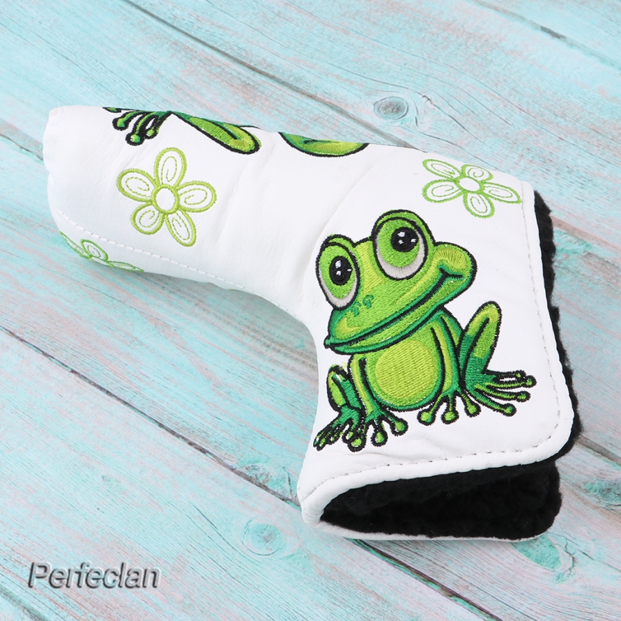 Putter Cover Frog Pattern Putter PU Head Protector Frog Pattern ...