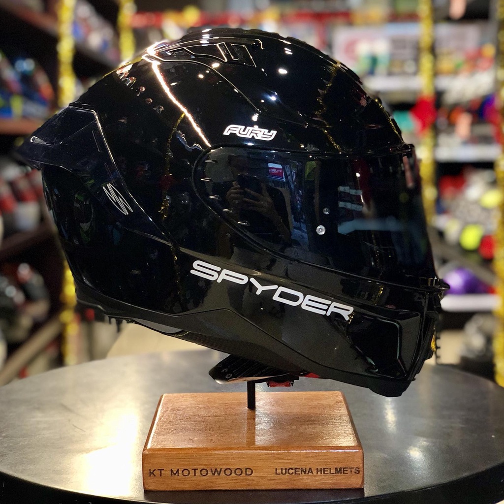 Spyder Fury Full Face Dual Visor Helmet | Shopee Philippines