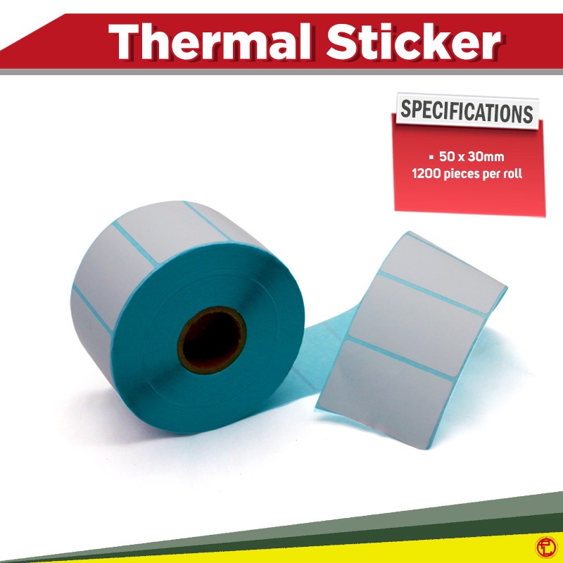 Barcode Thermal Sticker For Shopee Waybill Roll All Size 100x150mm ...