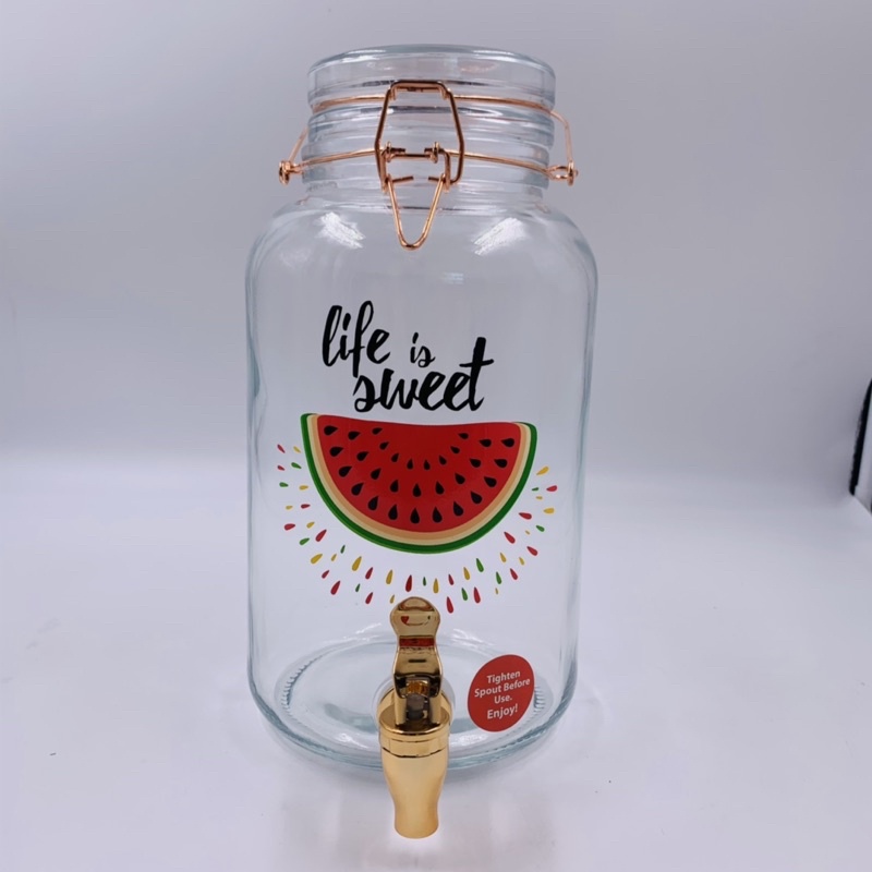 Home Essentials 1 Gallon Cold Beverage Dispenser (Life is Sweet ...