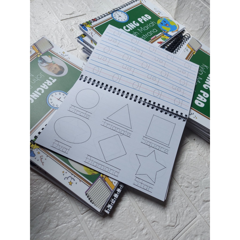TRACING NOTEBOOK FOR KIDS (SEND NAME for NAME TRACING) | Shopee Philippines