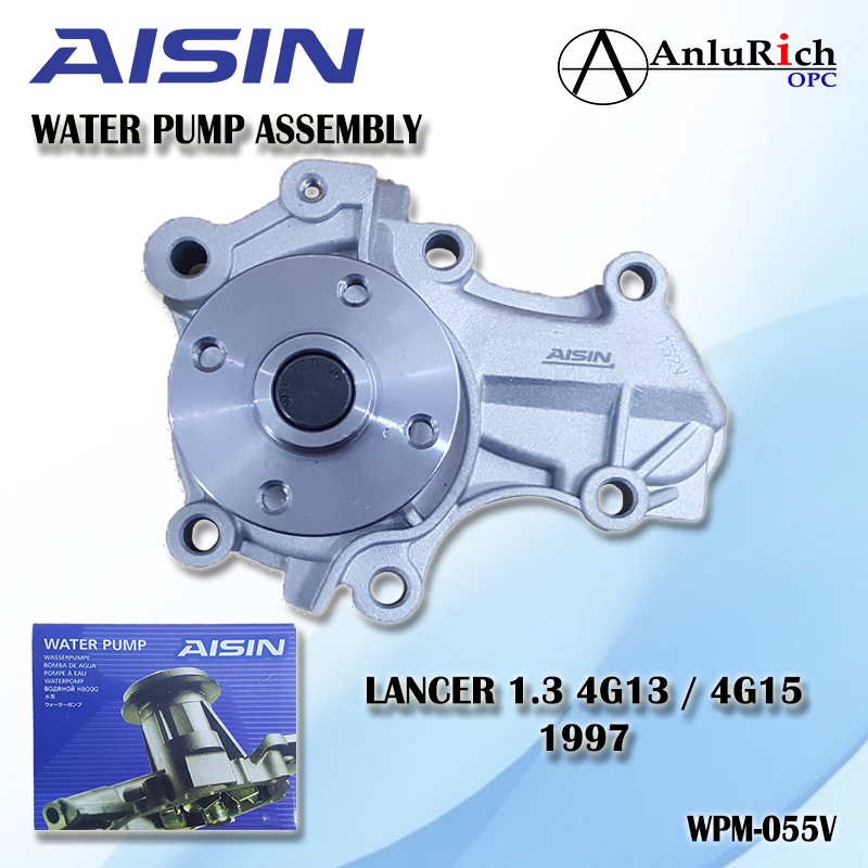 AISIN WATER PUMP ASSEMBLY for LANCER 1.3 4G13/4G15 1997 (WPM-055V ...
