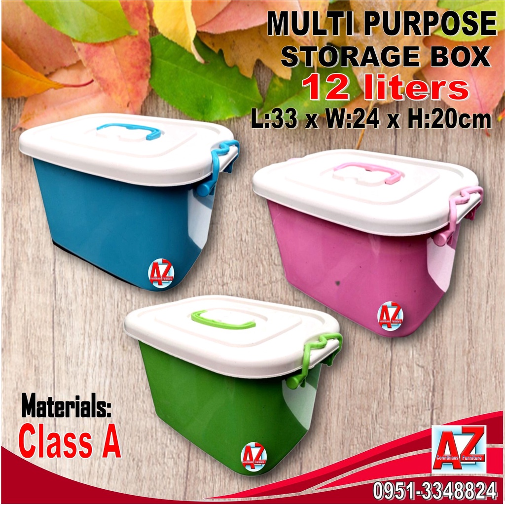 storage box, deco box, multi purpose box 12 Liters, multi storage box | Shopee Philippines