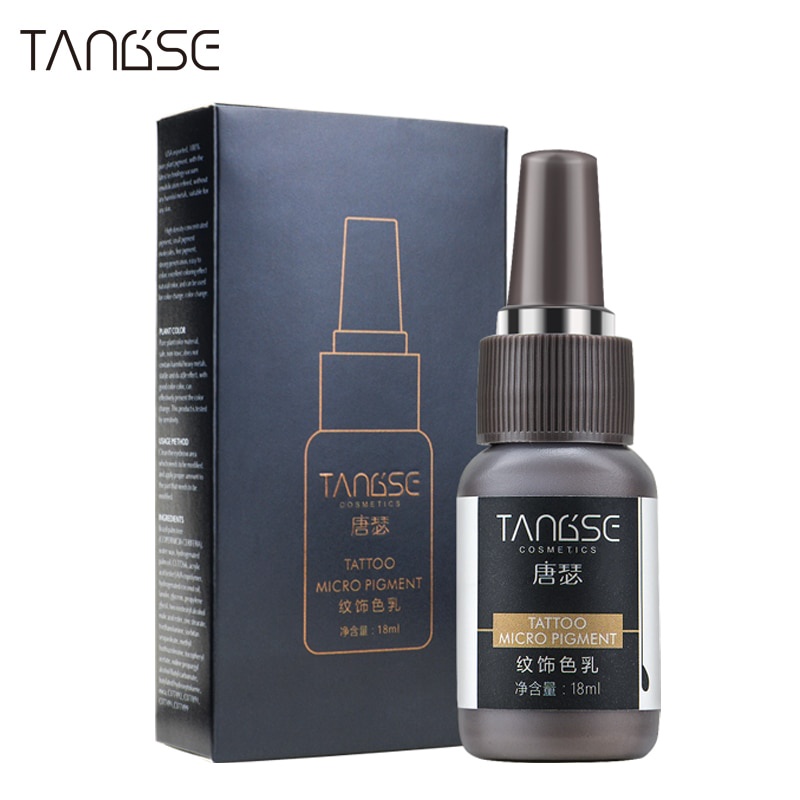 tangse Semi Permanent Makeup Eyebrow Inks Lips Eye Line Tattoo Color ...