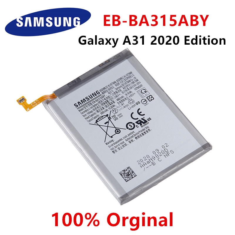 SAMSUNG Orginal EB BA315ABY 5000mAh Battery For Samsung Galaxy A31 2020 ...