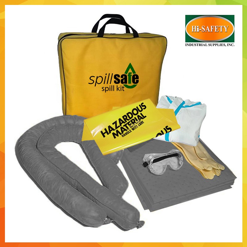 SPILLSAFE Portable Spill Kit/ Standard Universal Oil Chemical Spill ...