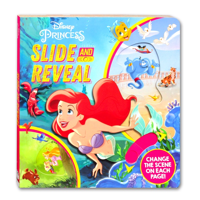 Disney Princess Slide and Reveal Board Book Change The Scene on Each ...