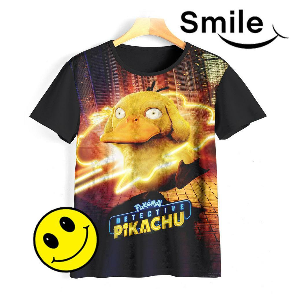 Pokemon Pikachu Kids T-shirt 3D Anime Cartoon Pokemon Pikachu Shirt ...