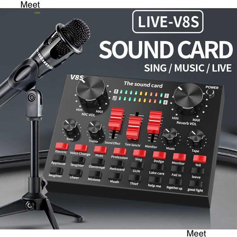100% Original Jcam Latest version of V8 sound card V8S, suitable for ...