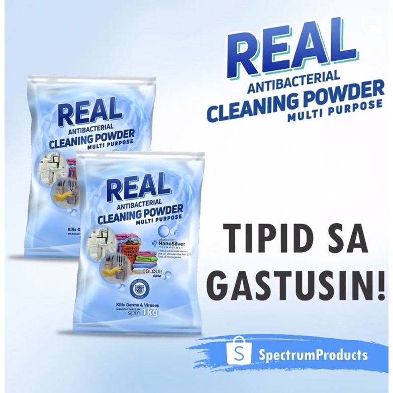 REAL Antibacterial detergent powder | Shopee Philippines