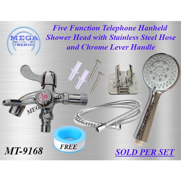 MT-9168 Telephone Shower Head (Light Gray Color) | Shopee Philippines