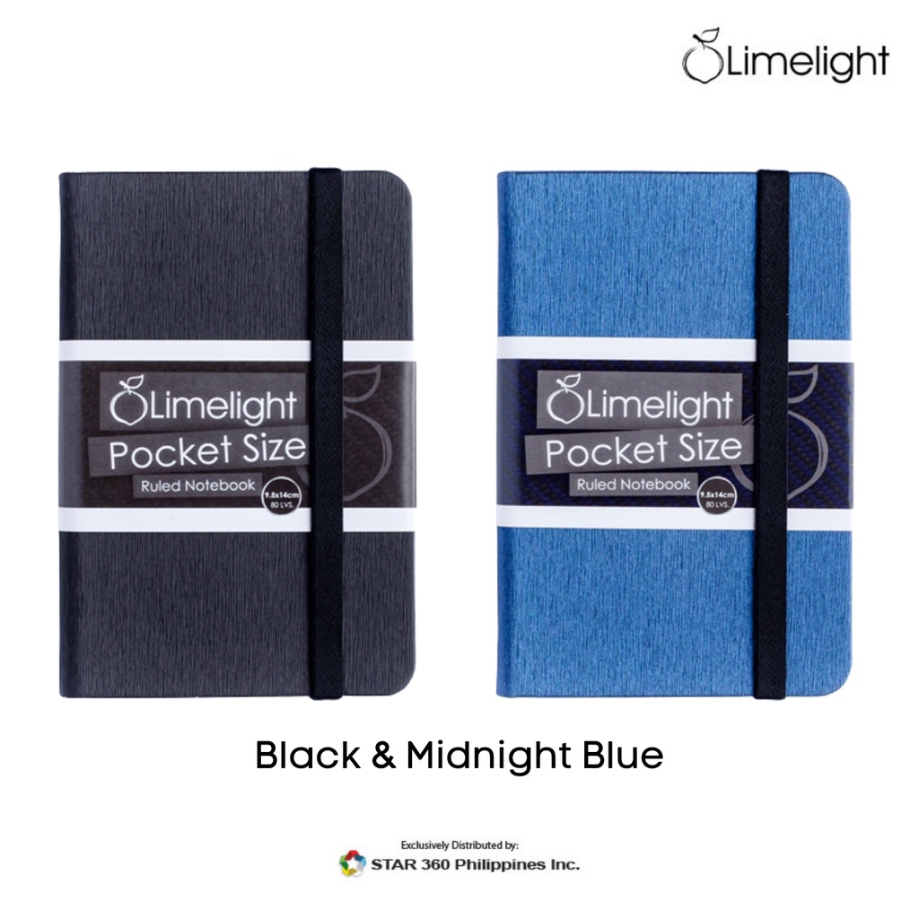 2pcs Limelight Ruled Notebook Pocket-sized | Shopee Philippines