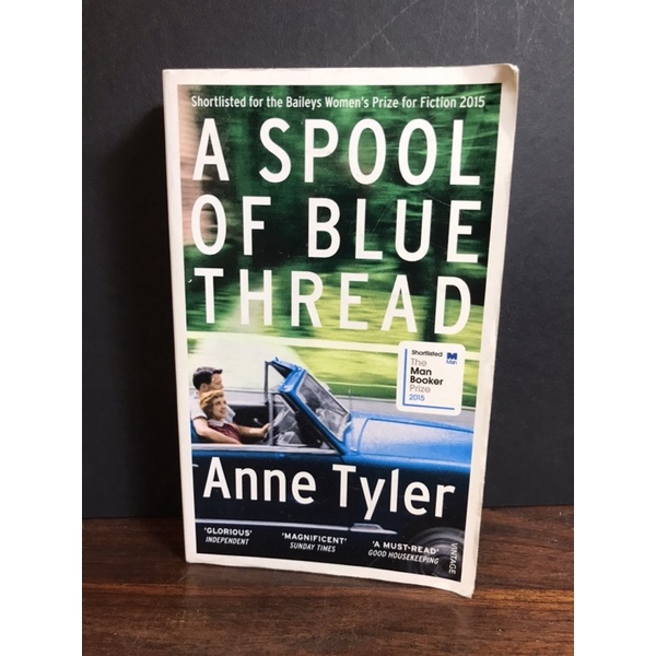 A spool of blue thread by Anne Tyler | Shopee Philippines