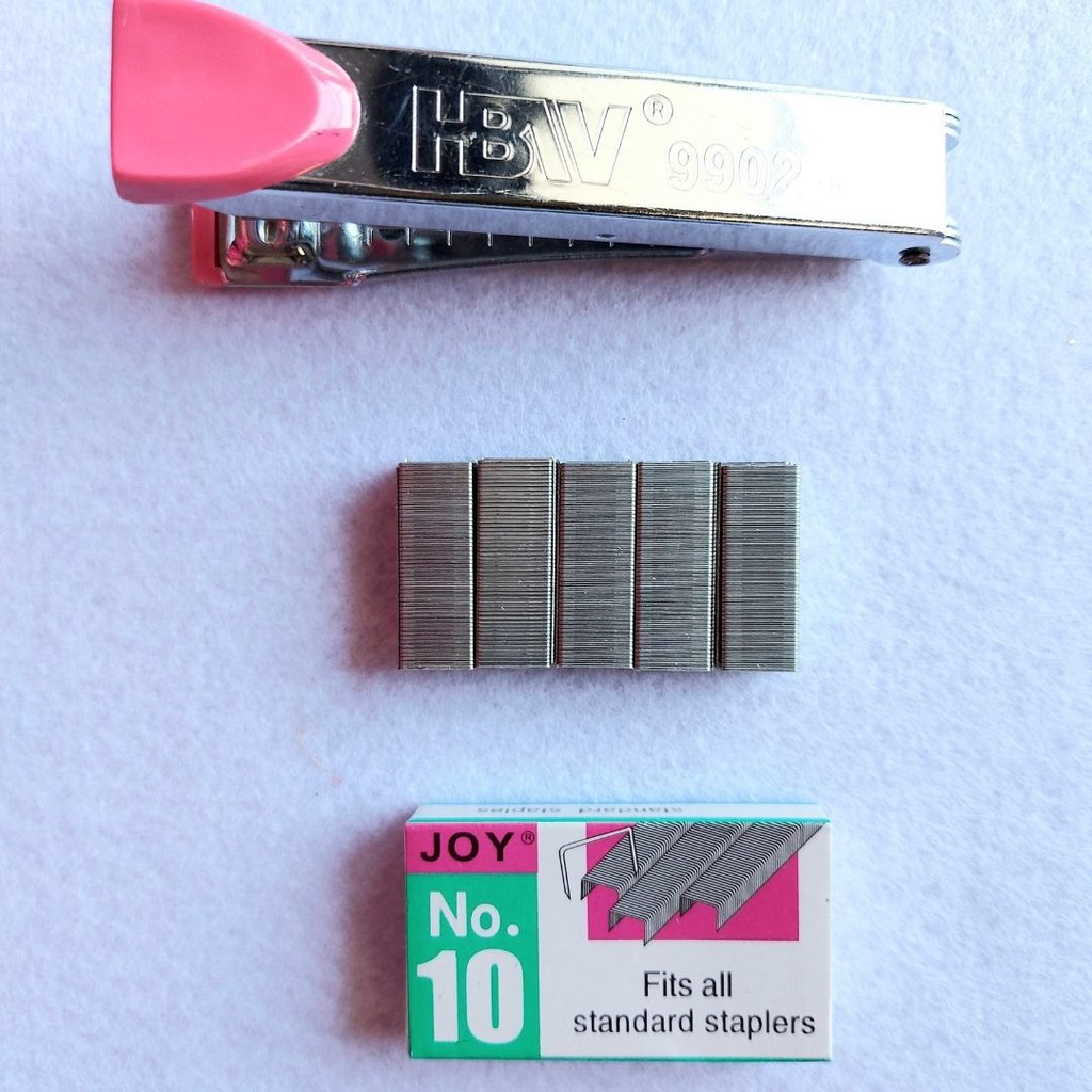 HBW Office Stapler Handy with 1 box of No.10 Staple Wire | Shopee ...