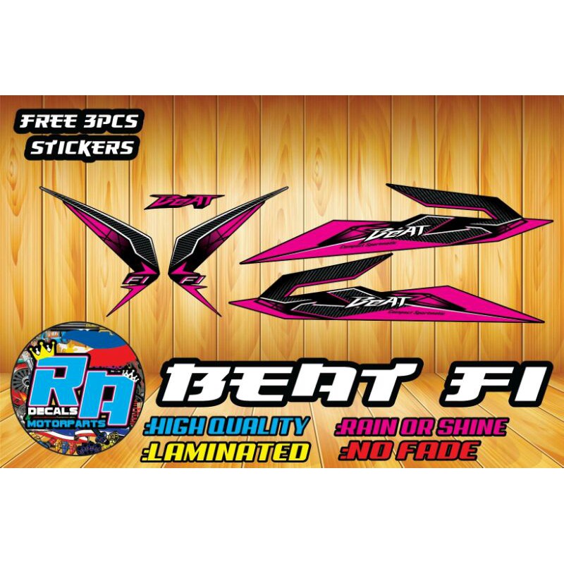 Honda Beat FI Stock Decals (2) | Shopee Philippines