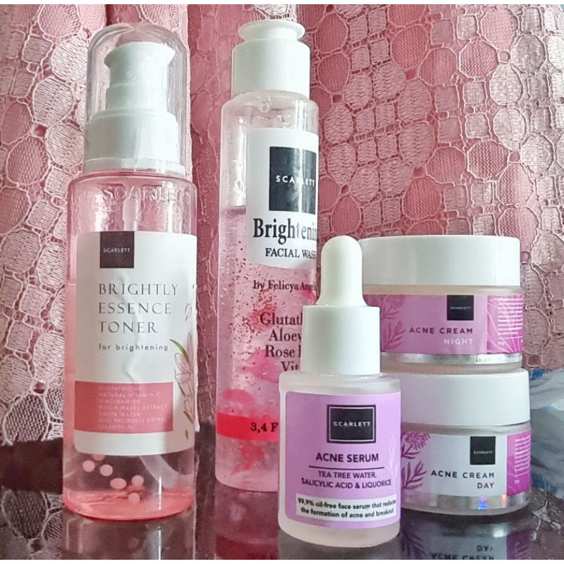 Pl Package SCARLET WHITENING ACNE ORIGINAL Use Only For YOUTUBE REVIEW ...