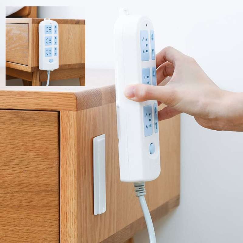 GANTUNGAN Socket Holder Double Tape Electrical Plug Hanger / Square ...