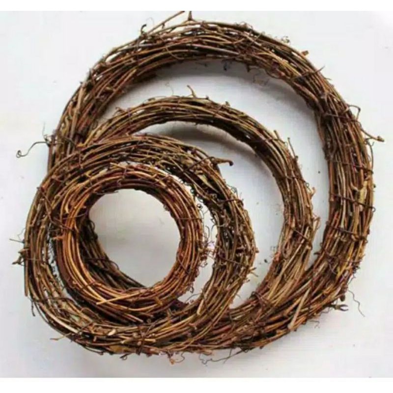 Rattan Wreath Garland Branch Ring Rottan Ritan Dowry Rustic Rustik ...