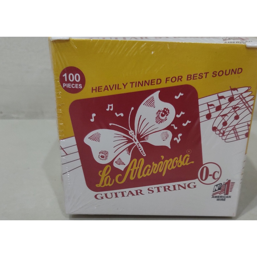La Mariposa guitar strings 0 to 6 Retail and Sold per piece | Shopee ...