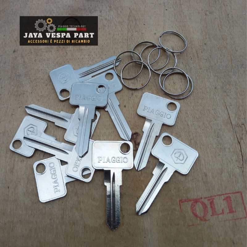 Children's Key Vespa Piaggio/ Blank Key Vespa P150X P150S Strada P150XE ...