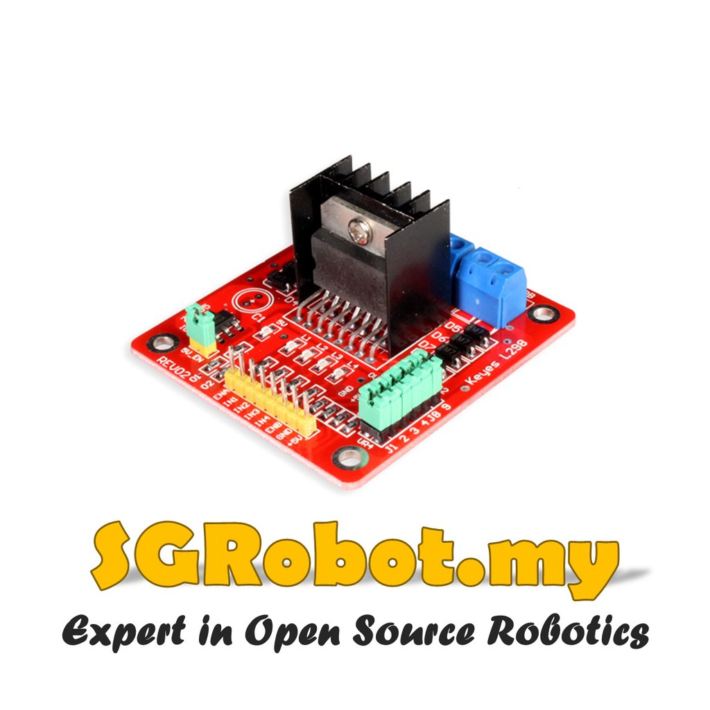 L298 Module L298N Dual Bridge DC Stepper Controller Motor Driver Module ...