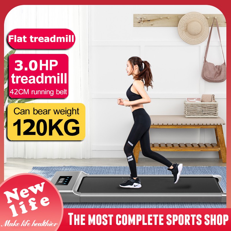 3.0HP multi-functional household flat treadmill, simple small silent ...