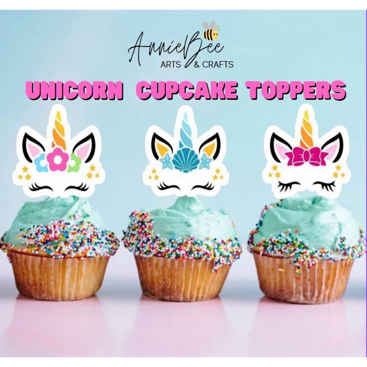 Unicorn Cupcake Topper Shopee Philippines