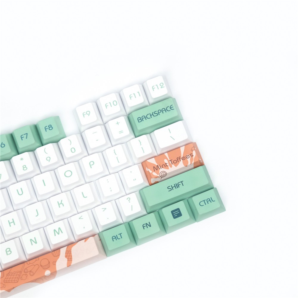 Original Mint Toffee Keycaps Mechanical Keyboard Keycap PBT Key Cap ...