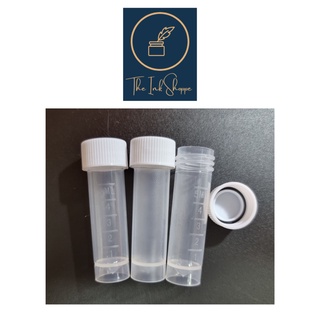 1pc Plastic Vial Container Sample Storage Volume 5mL for Fountain Pen ...