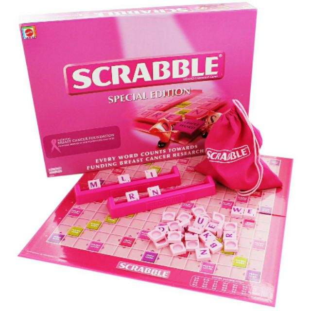 SCRABBLE ( LIMITED PINK EDITION ) | Shopee Philippines