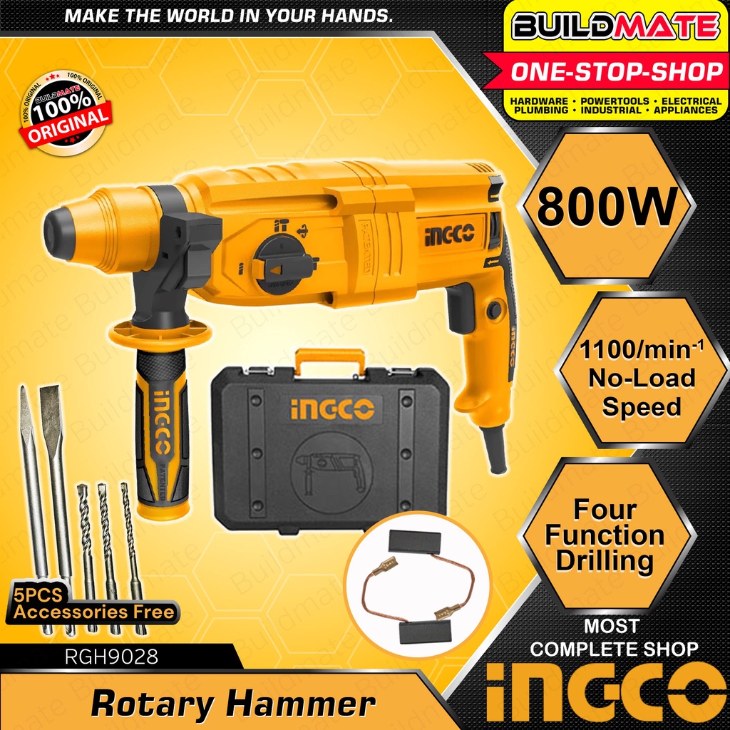Buildmate x INGCO SDS Rotary Hammer Drill Plus System Engraver +FREE ...