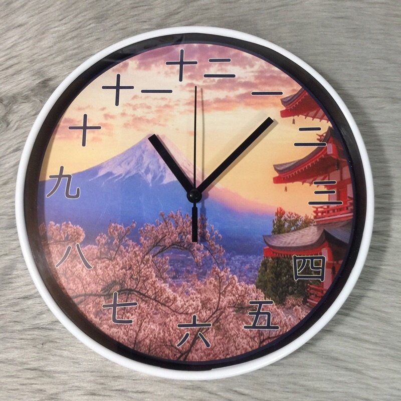Japan Season Wall Clock/Sakura Wall Clock (8x8 INCHES) with free ...